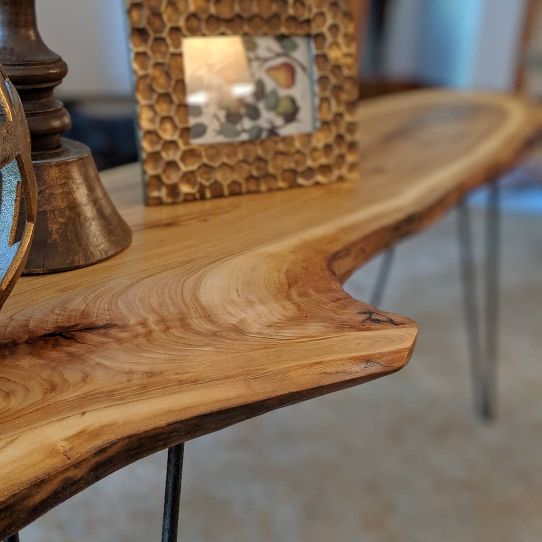 Elm Live Edge Table – hopandgrain